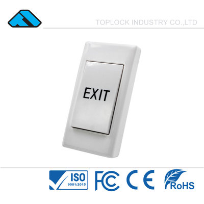 Plastic Mechanical Electric Door Release Pushbutton Swith In Access Control Intercom Building System