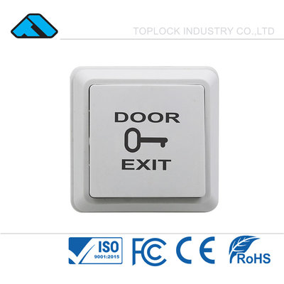 Mortise Installation Electric Door Switch Push Button Door Entry Exit With Electric Lock Access Control System