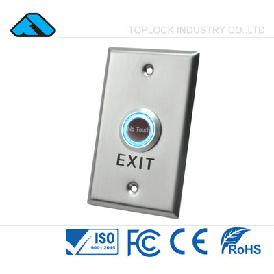 Security Building System Electric Door Release Exit Touchless Push Button Switch Pushbutton