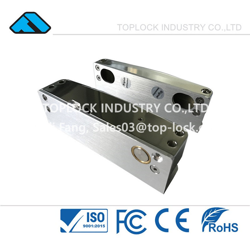 Fail Safe Electric Drop Bolt Lock for Frameless Glass Door 12V~24V DC