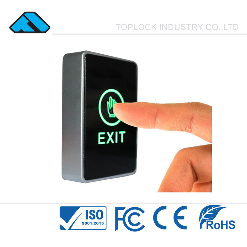 NO NC COM Signal Mortise Installation Door Release Exit Pushbutton Switch with Electric Strike