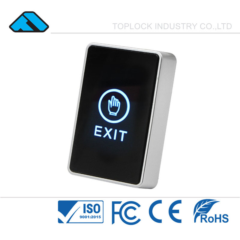 Door Lock Access Control Intercom System Touch Sensor Door Exit Push Button Switch
