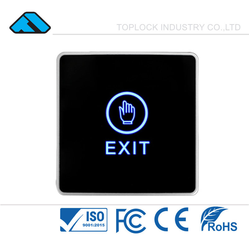 Electric Rim Lock Magnetic Lock Door Release Exit Touch Push Button Switch in Access Control System
