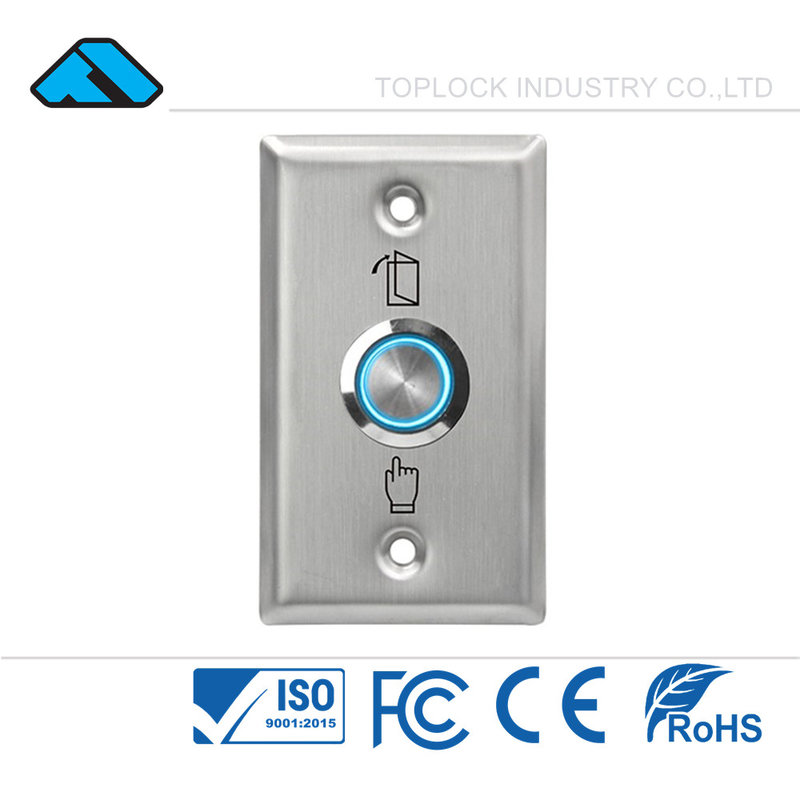 Access Control Building System Electromagnetic Lock Bolt Lock SS Door Exit Button Pushbutton