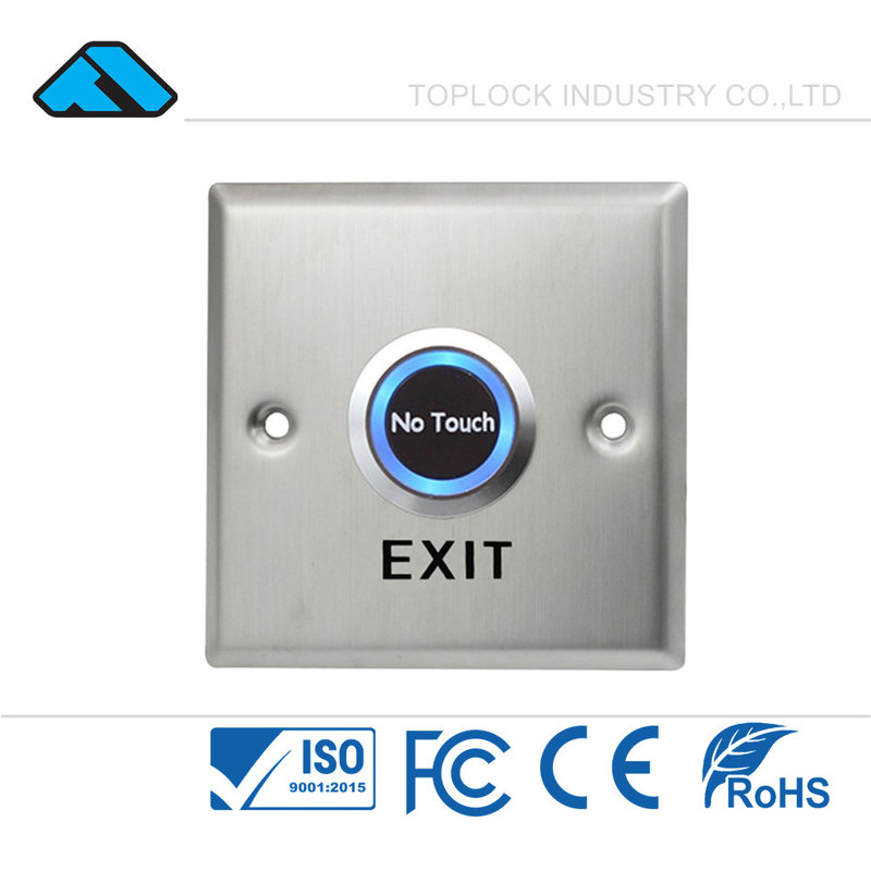 Security Building System Electric Door Release Exit Touchless Push Button Switch Pushbutton