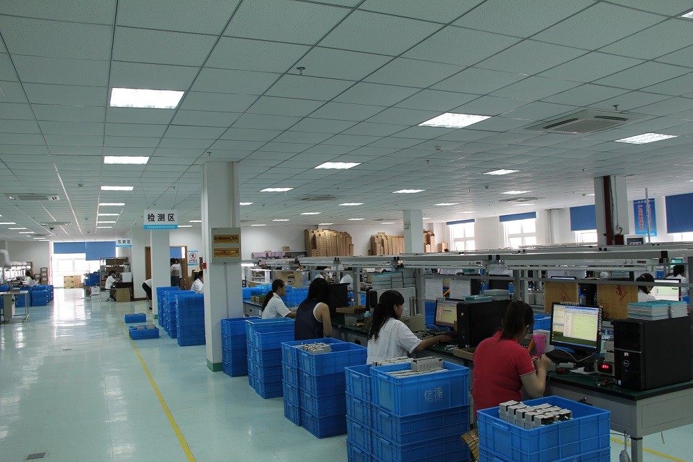 Wuxi Xinje Electric Co., Ltd factory production line