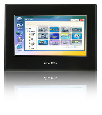 7 Inch LCD Industrial HMI System RS232 With Omron And AB PLC
