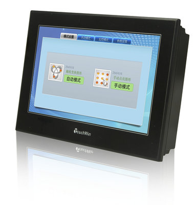 Modbus Industrial HMI touch screen USB Port For CSV File , IP65 4.3 Inch