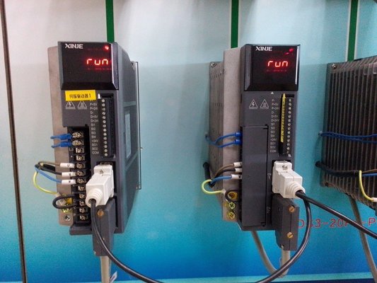 High Torque RS232 AC Industrial Servo Motor Drive Single Phase
