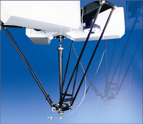 Delta Industrial Robot Arm High Speed For Medical Industry , Axis Wrist