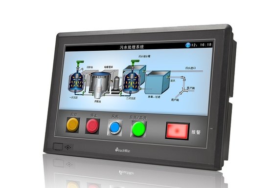 400MHz CPU Touch Screen HMI Ethernet Port , HMI PLC Programming