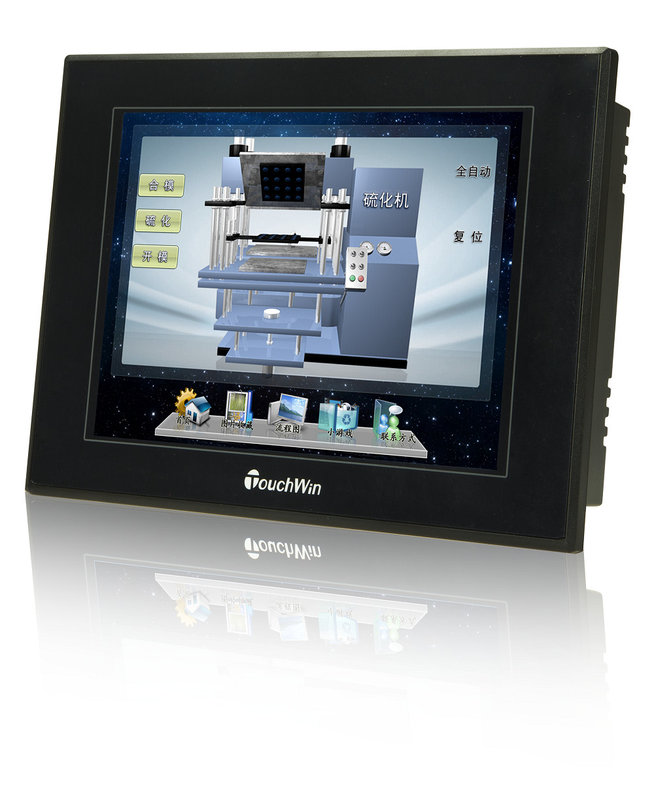 True Colors 7'' LCD Industrial HMI 4-Wire Resistor Touch Screen 128MB RAM