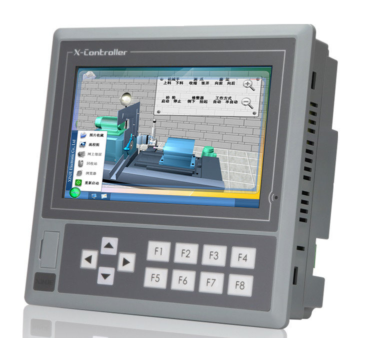 Mitsubishi Integrated PLC And HMI Touch Screen Panels With RS232 Port IP20