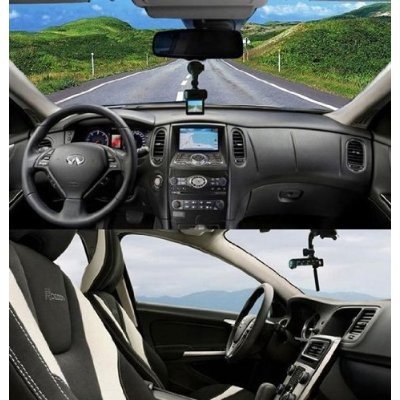 Cámaras portátiles portátiles de la caja negra DVR 6 IR LED del coche de HD DVR HD con 2,5" rotor de la pantalla 270° LS de TFT LCD