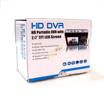 La caja negra portátil DVR del coche del vehículo de HD Cmos con 2,0" pantalla/330 grados de TFT LCD giró la lente