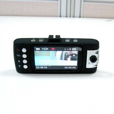 2.7"レコーダーの保証車のブラックボックスの dvr のカメラを運転する tft スクリーン H.264 の hd の倍レンズ デュアル・チャネル 1080p