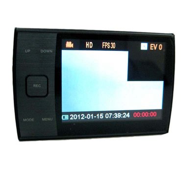 3.5 のインチ 1.3mp の coms センサーの hdmi のビデオ/写真の 360 度の回転を用いる二重 cameracar ブラックボックスの dvr