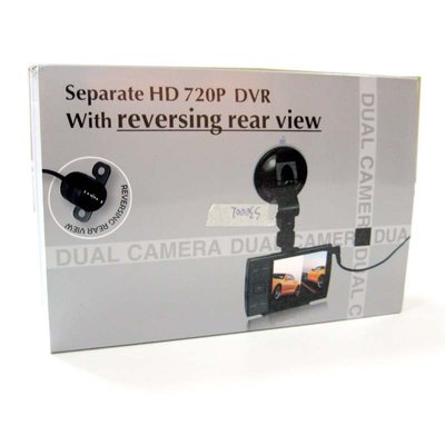 3.5 のインチ 1.3mp の coms センサーの hdmi のビデオ/写真の 360 度の回転を用いる二重 cameracar ブラックボックスの dvr