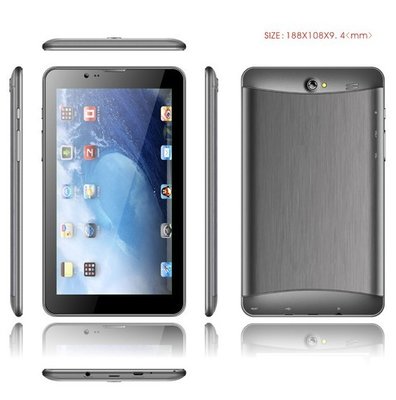 7つは 3G および GPS PC MTK8312 の二重中心 3G+GPS+BT+FM のアンドロイド 4.2 OS を錠剤にします
