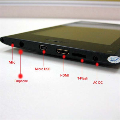 前部カメラとの 1.2ghz を呼ぶ電話が付いている Boxchip の皮質 a8 のタブレットの PC