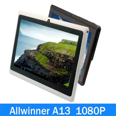 PC A13 1ghz Ddr3 512mb de la tableta del panel táctil de la cámara del frente de 0.3mp t