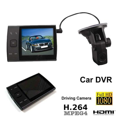 H.264 HD 1080P 車のブラックボックス DVR の二重カメラのズームレンズ車 DVR