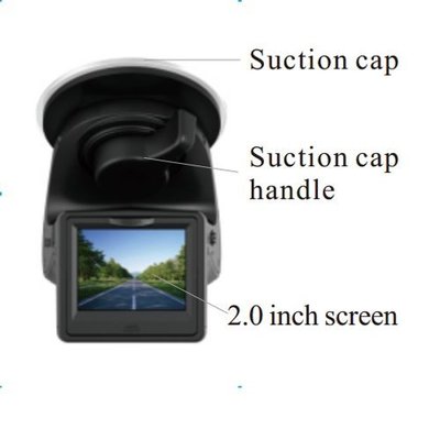 caja negra DVR, conductor seguro del coche de 1080P HD 4.0MP de G-SENSOR para el coche