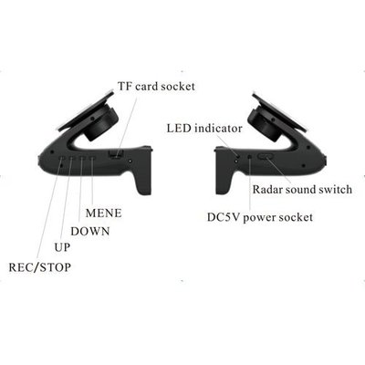 caja negra DVR, conductor seguro del coche de 1080P HD 4.0MP de G-SENSOR para el coche