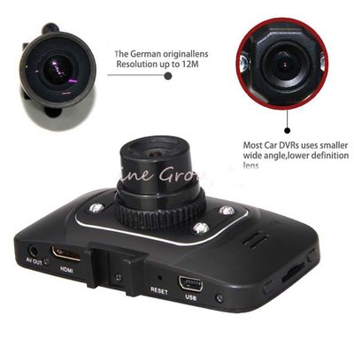 TFT スクリーン車のブラックボックス DVR の車のカメラ G センサー HDMI HD 1080P