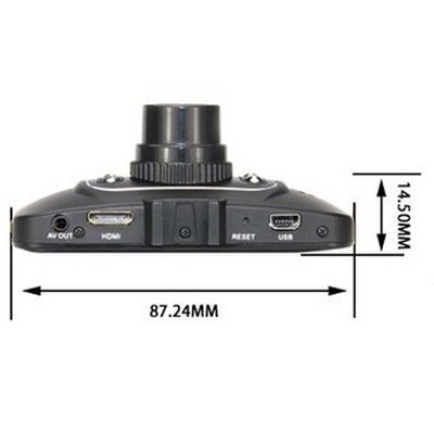 TFT スクリーン車のブラックボックス DVR の車のカメラ G センサー HDMI HD 1080P