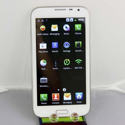 Telefones móveis do Touchpad de 5 polegadas, MTK6575 branco com 3G/Wifi