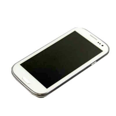 blanco de 3,5 de la pulgada teléfonos móviles del panel táctil, base dual del MTK 7577