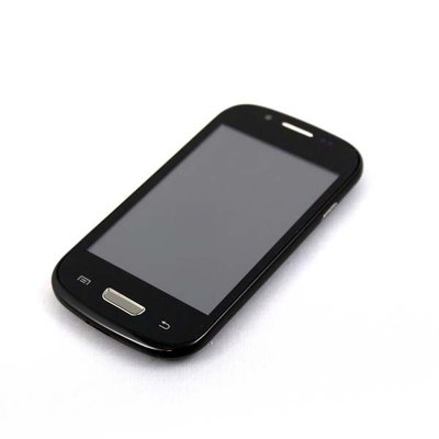 黒い GSM のタッチパッドの携帯電話、MT6515M A9 1.2Ghz はカメラ二倍になります