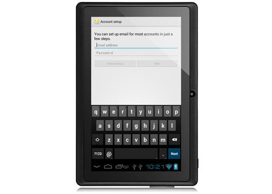 7" Allwinner A13 Q88 5 ポイント容量性スクリーンの Google の人間の特徴をもつタッチパッドのタブレットの PC