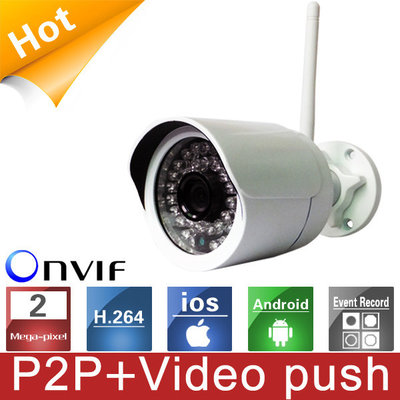 cámara IP inalámbrica de la nube de 1.3MP 4m m IR HD, cámara de vigilancia de la red de WIFI