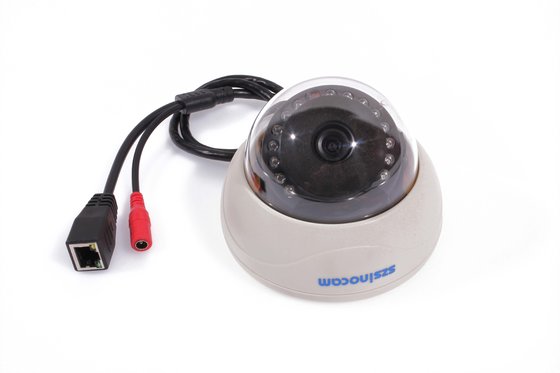 cámara web video del empuje WIFI de la cámara IP inalámbrica interior de 1.0MP para la tienda/la oficina
