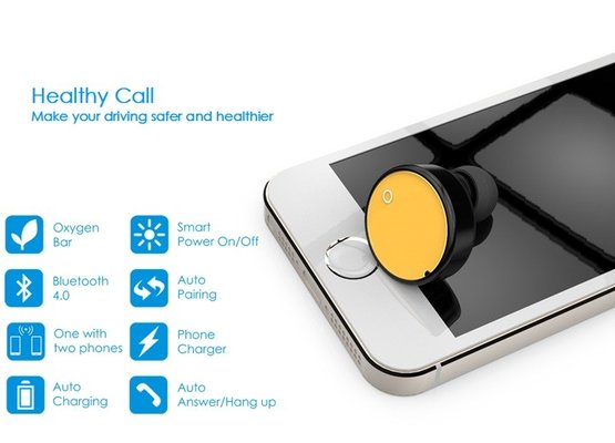 Auriculares inalámbricos del bluetooth de carga auto del OEM/del ODM con el sonido asombroso