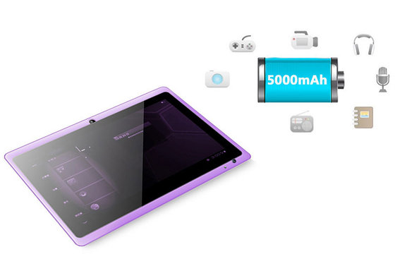 800 * 480 二重カメラ 7 インチの Allwinner のタブレットの PC のタッチパッドの小型中間
