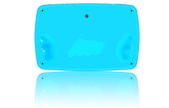 7Inch azules se doblan pantalla táctil del Tablet PC IPS del cojín/del niño de los niños 8GB de la base los 512M