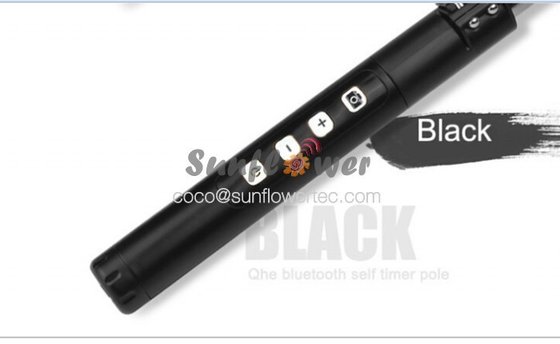Etiqueta engomada de Selfie Monopod de los accesorios del teléfono móvil con teledirigido en la manija