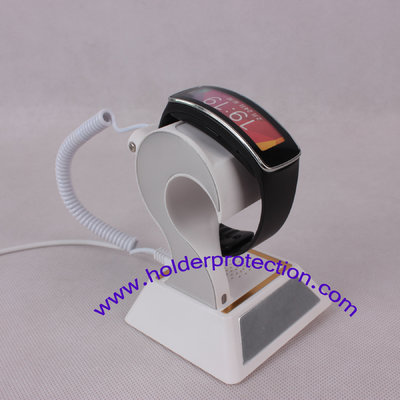 tenedor elegante del soporte del reloj de la manzana para la tienda al por menor accesoria del teléfono móvil