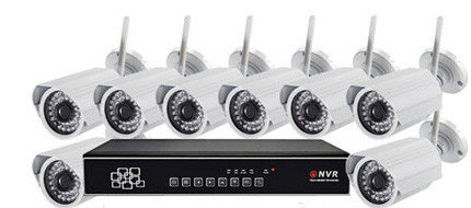 P2P 720P NVR のキット、4 台の WIFI IP のカメラ Fof の移動式観覧