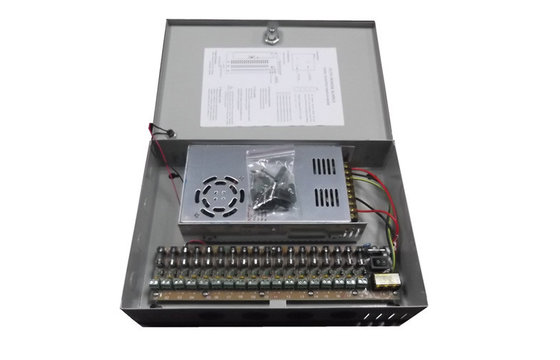 fuentes de alimentación del CCTV de 12VDC 300W 50Hz/60Hz para las cámaras IP, EN55011 clase B