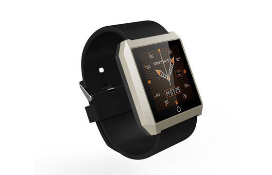 Teléfonos móviles del reloj elegante de Bluetooth de la pantalla táctil de 1,6 pulgadas con la cámara