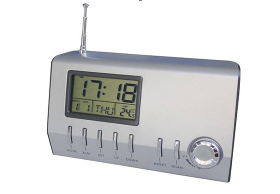 昇進のギフトのための永久的な電子カレンダーとのカスタマイズされた卓上 FM Raido