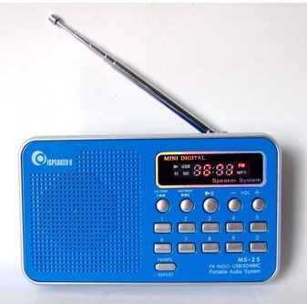 Mini altavoz portátil con la función de FM