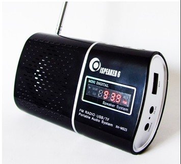 Altavoz de radio con el multicolor opcional