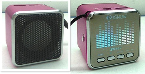 mini altavoz de la tarjeta del cuerno de alta fidelidad