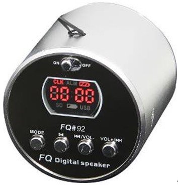 赤いの TF カード/USB ホストの再充電可能な小型スピーカーは、青い、黒い緑、5 色に銀を着せます
