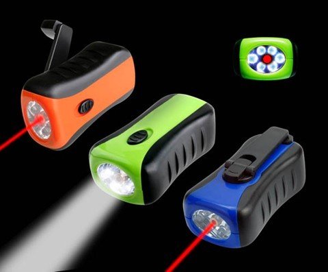 500m 電子レーザー小型 LED の懐中電燈、昇進のギフトのための 6 つの高いライト LED ライト